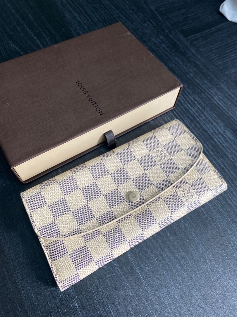 Louis Vuitton Emilie Damier Azur Wallet, Luxury, Bags & Wallets on ...