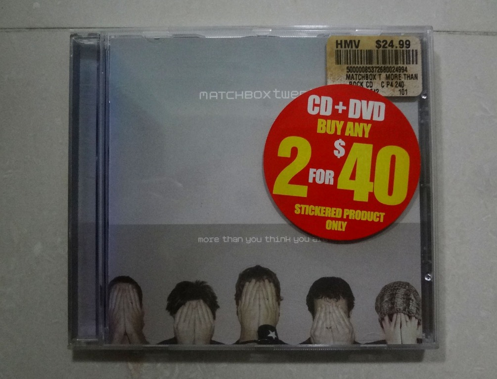 Matchbox Twenty CD More Than You Think You Are, Hobbies & Toys, Music ...
