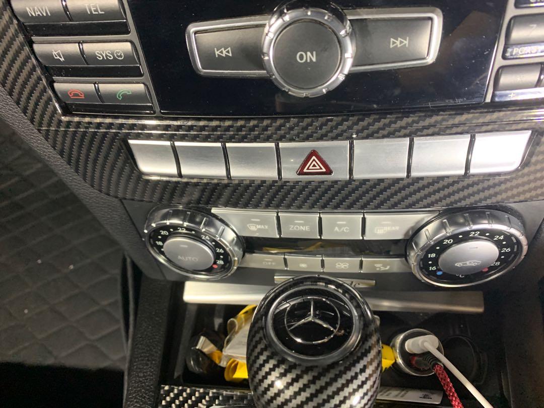 Mercedes Benz W204 C180 C200 aircon button cover, Car Accessories ...