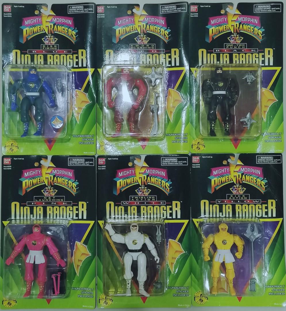 MMPR Power Ranger Ninja Ranger 1995 (all 6 complete), Hobbies & Toys ...