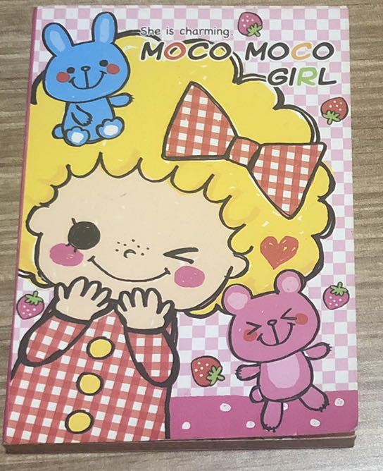 Moco Moco Girl Notebook, Hobbies & Toys, Stationery & Craft, Stationery ...