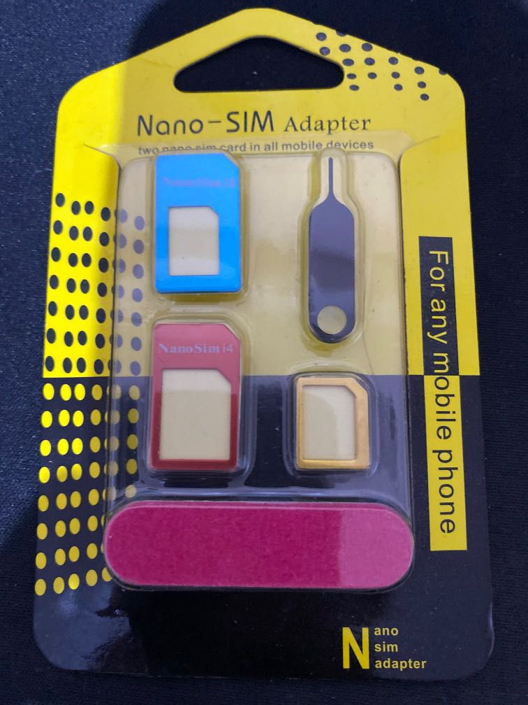 Nano-SIM adaptor and pin, Mobile Phones & Gadgets, Mobile & Gadget ...