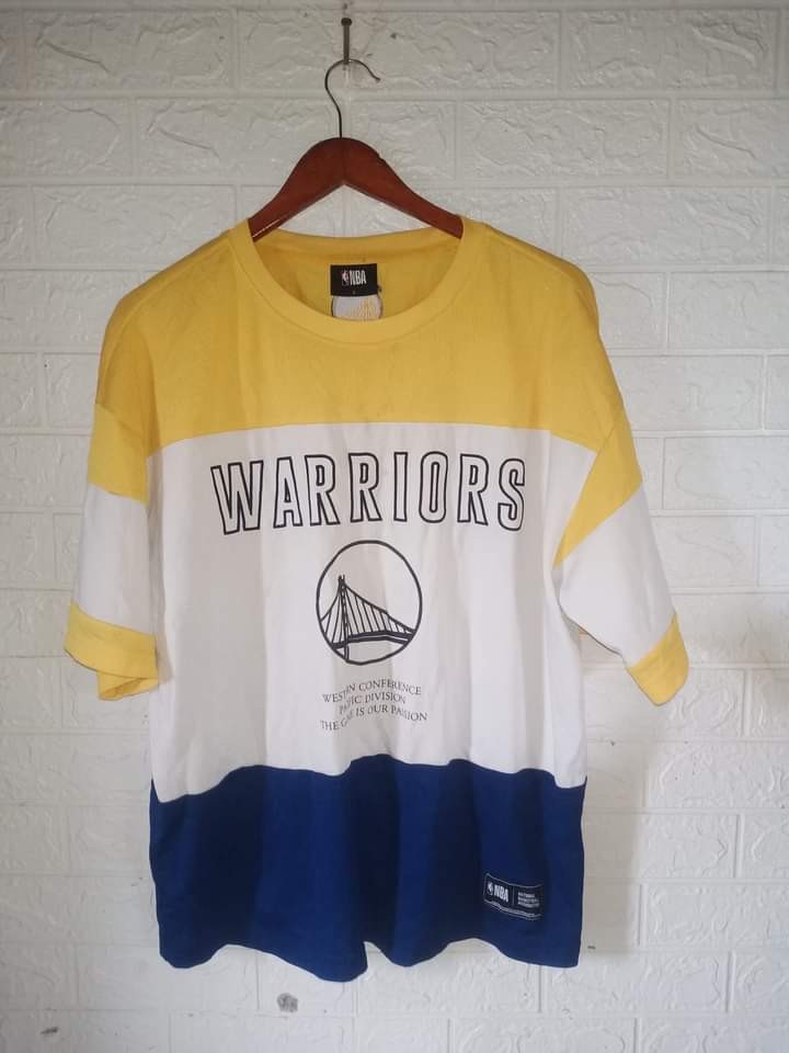NBA x GSW, Men's Fashion, Tops & Sets, Tshirts & Polo Shirts on Carousell
