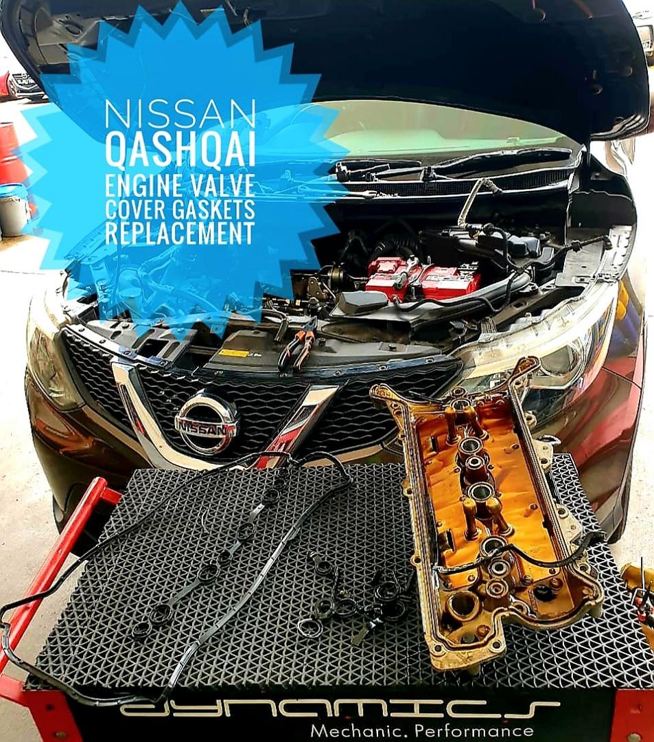 Nissan QashQai J11: Engine Valve Cover Gaskets replacement, Car ...