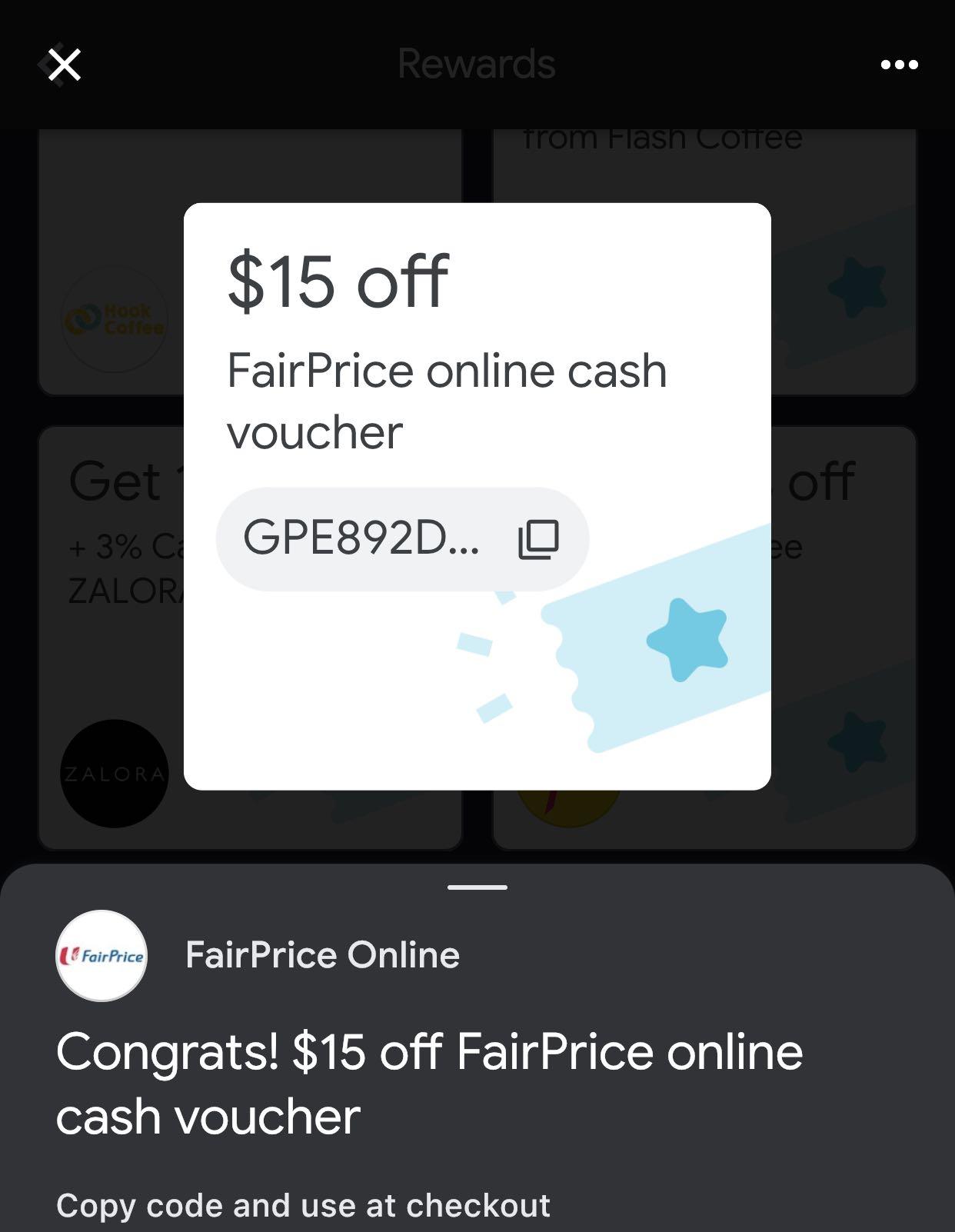 NTUC fairprice online cash voucher, Tickets & Vouchers, Vouchers on ...