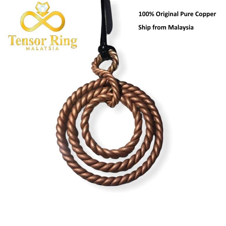 Original Tensor Ring Tembaga Copper Single Double Triple Pendant Infiniti Sacred Lost ...