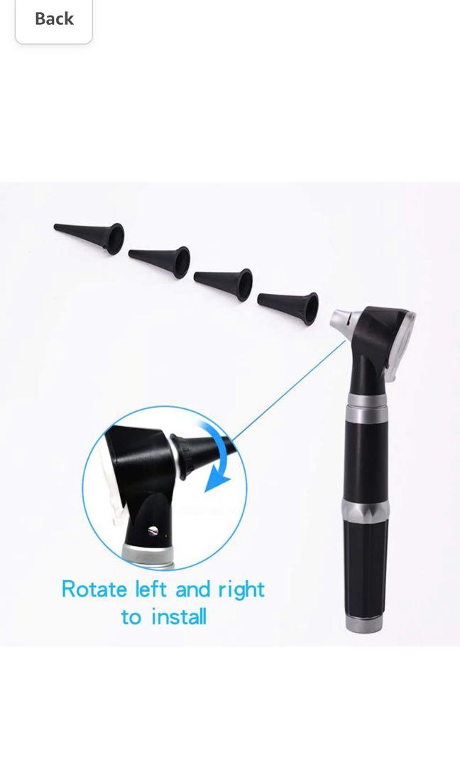 Otoscope, Ear Check Magnifier with LED for Ear Examination, 3x ...