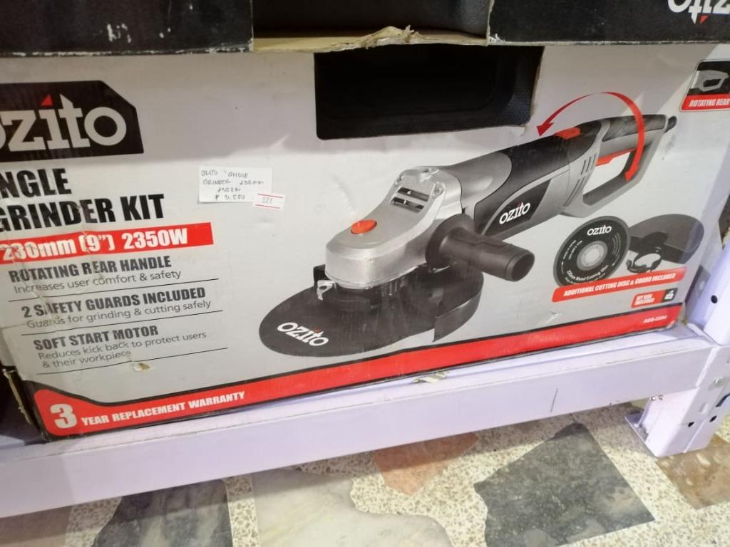 Ozito Angle Grinder Kit, Commercial & Industrial, Construction Tools ...