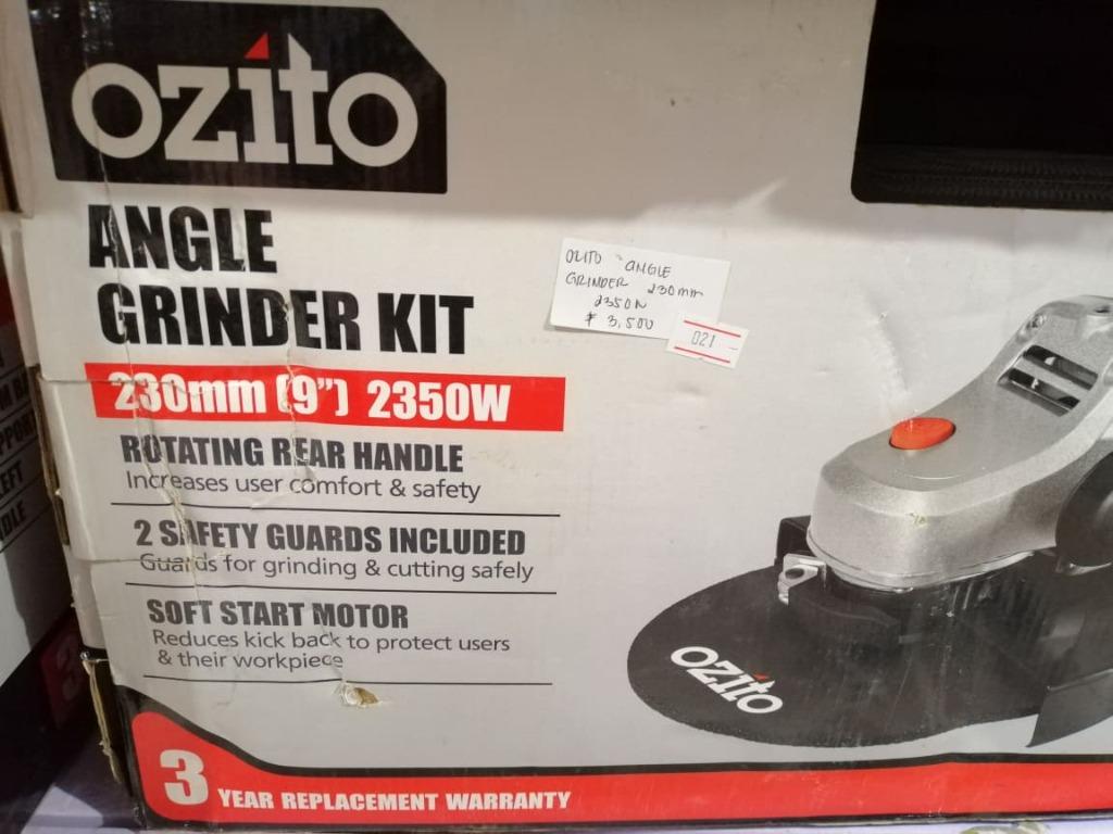 Ozito Angle Grinder Kit, Commercial & Industrial, Construction Tools ...