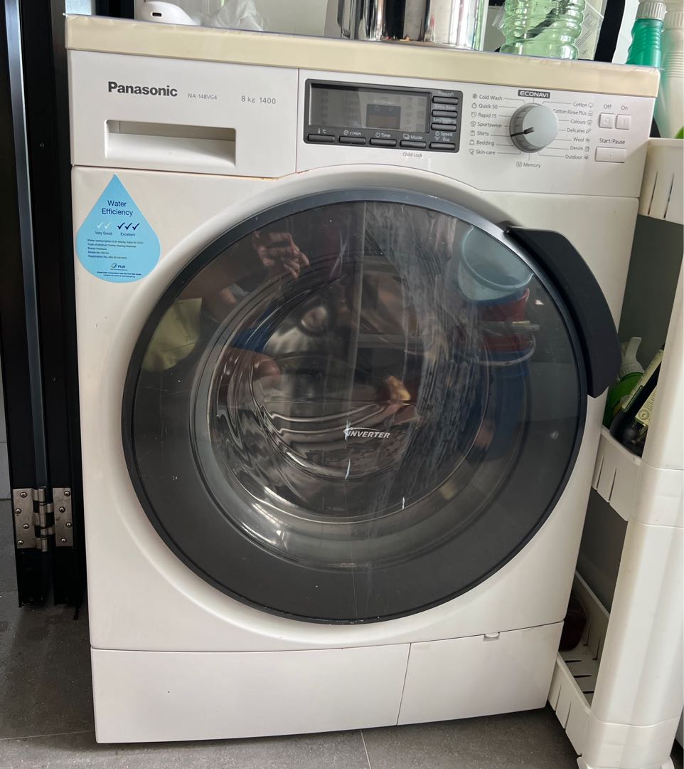 Panasonic Front Load Washer 8kg, TV & Home Appliances, Washing Machines ...