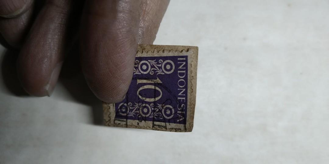 Perangko Antik Indonesia Angka Smelt 10 sen ( ukuran kecil ), Antik ...