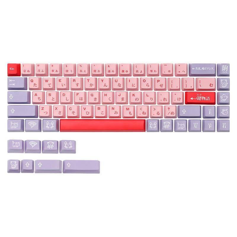 Pink and Purple Keycaps Set for Mechanical Keyboards, Computers & Tech ...