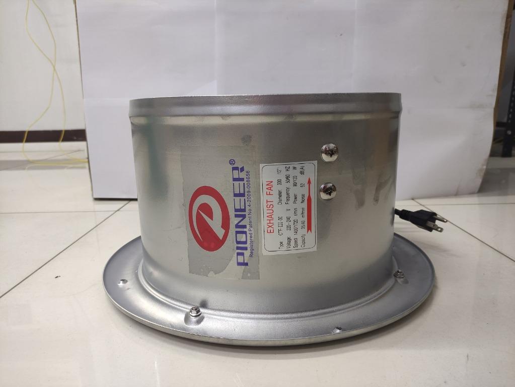 Pioneer Round Exhaust Fan 12 inches 300mm, Commercial & Industrial ...