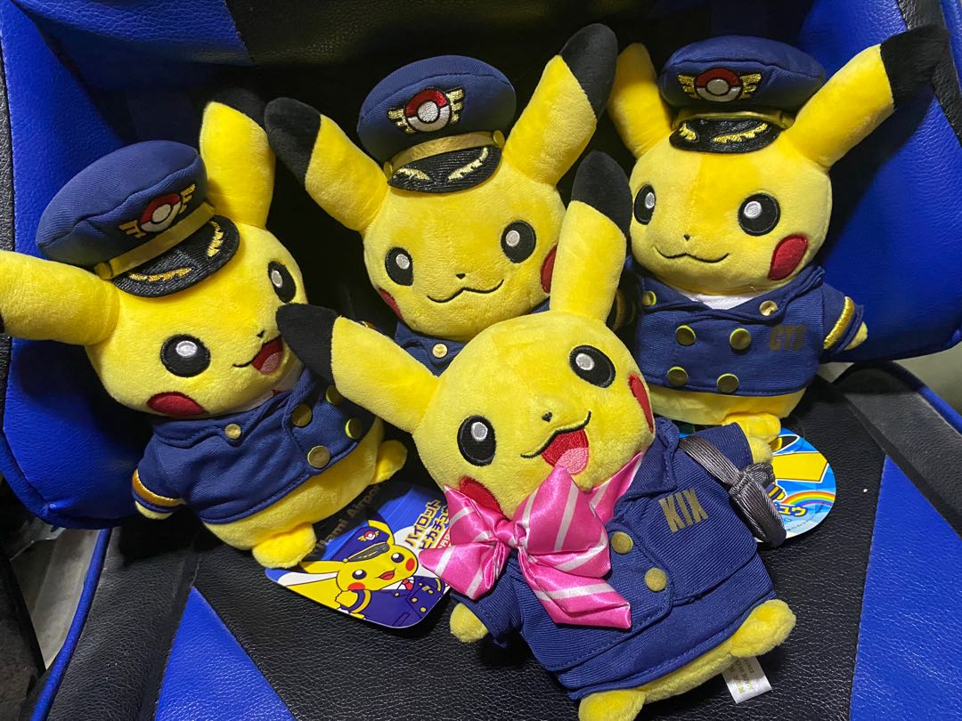 Pokemon Pikachu Pilot Costume Bundle Plush, Hobbies & Toys, Toys ...
