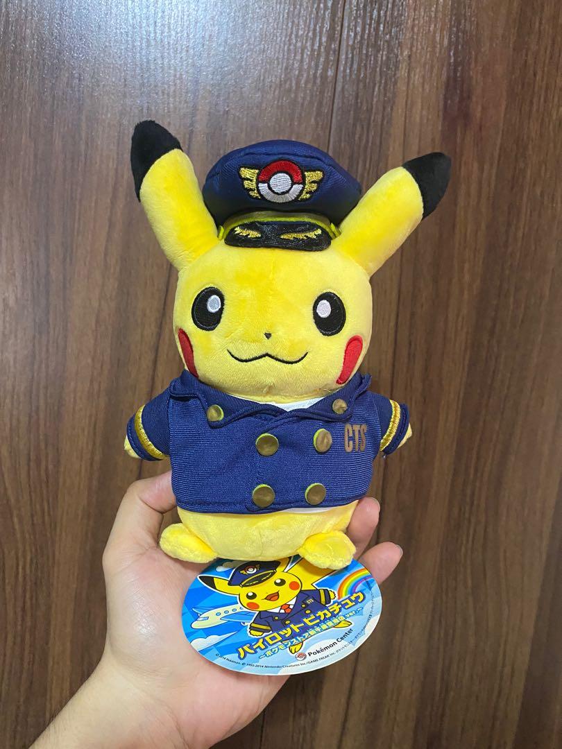Pokemon Pikachu Pilot Costume Bundle Plush, Hobbies & Toys, Toys ...