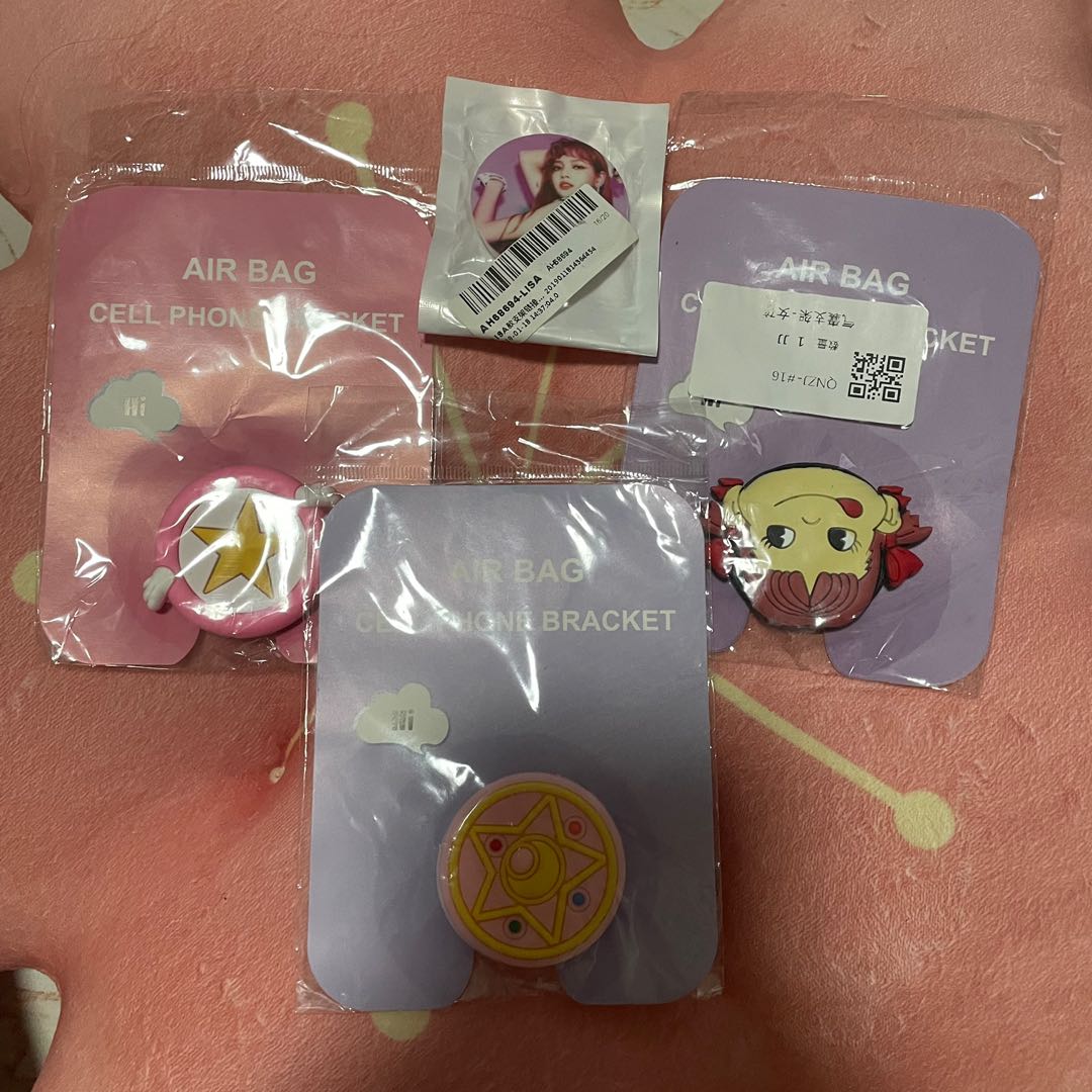 Pop socket blackpink lisa card captor sakura milky sailor moon sold per ...