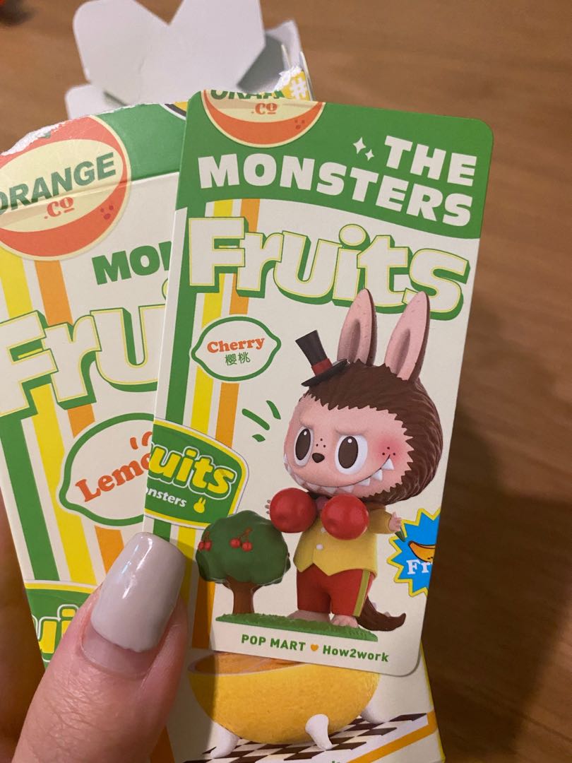 Popmart pop mart labubu fruit cherry blind box, Hobbies & Toys, Toys ...