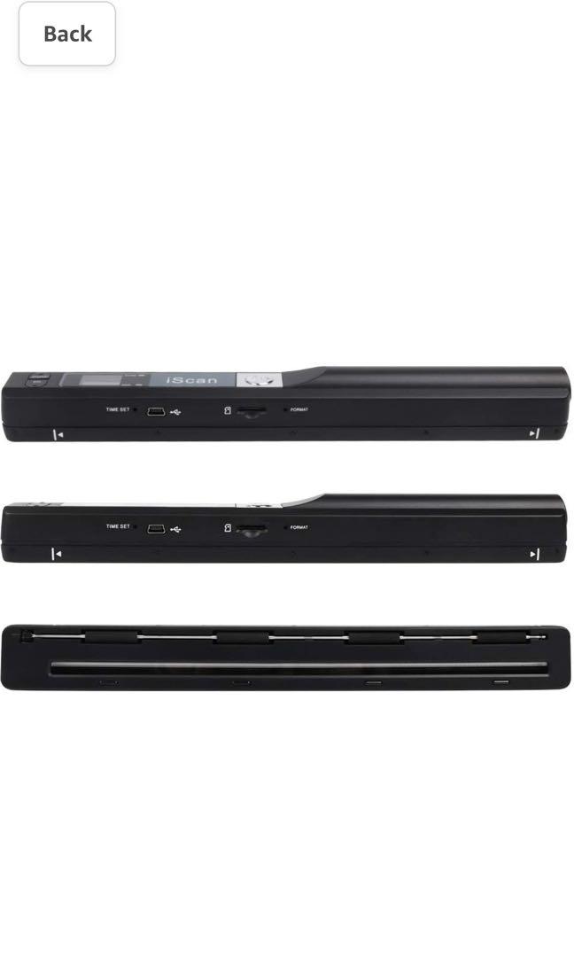 Portable Scanner iSCAN 900 DPI A4 Document Scanner Handheld, Computers ...