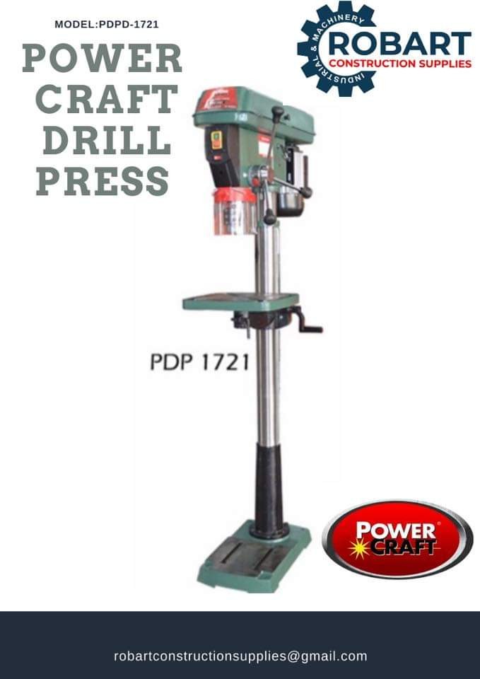 POWER CRAFT DRILL PRESS, Commercial & Industrial, Industrial Equipment ...