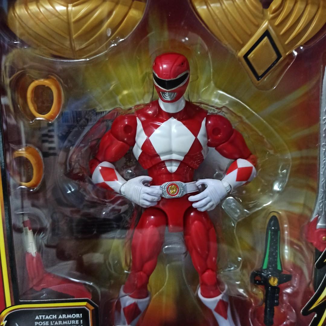 POWER RANGERS ARMORED MIGHTY MORPHIN RED RANGER 20TH ANNIVERSARY ACTION ...