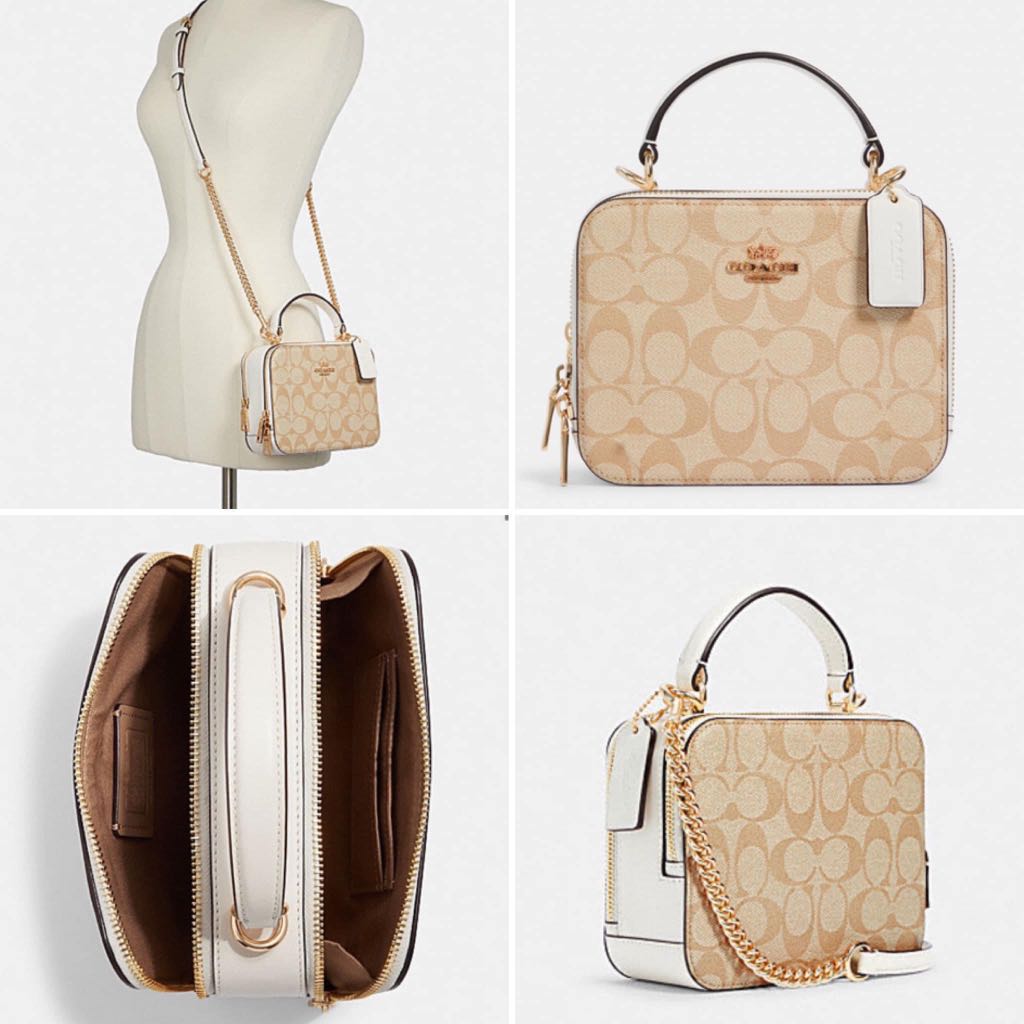 Coach Vanity Crossbody - Khaki/ White, Women's Fashion, Bags & Wallets ...