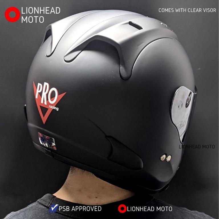 PRO MOTORCYCLE HELMET PSB APPROVED, Motorcycles, Motorcycle Apparel on ...