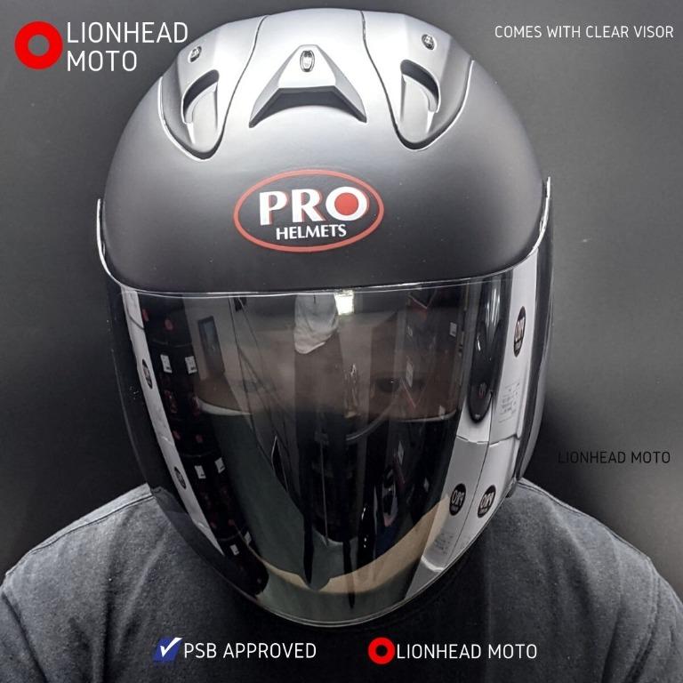 PRO MOTORCYCLE HELMET PSB APPROVED, Motorcycles, Motorcycle Apparel on ...