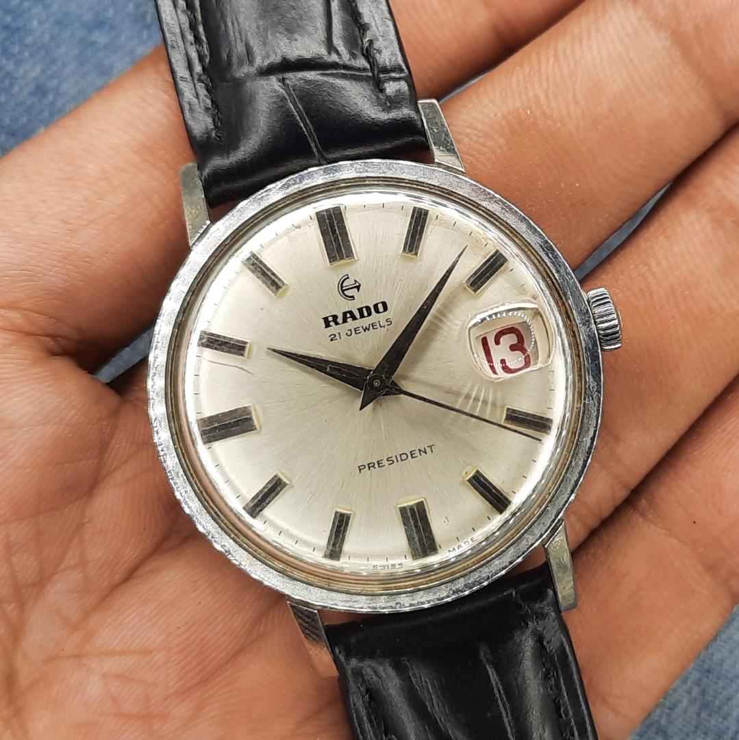 Rado President Ref. 11765 Date 21 Jewels Swiss Made Automatic Watch ...