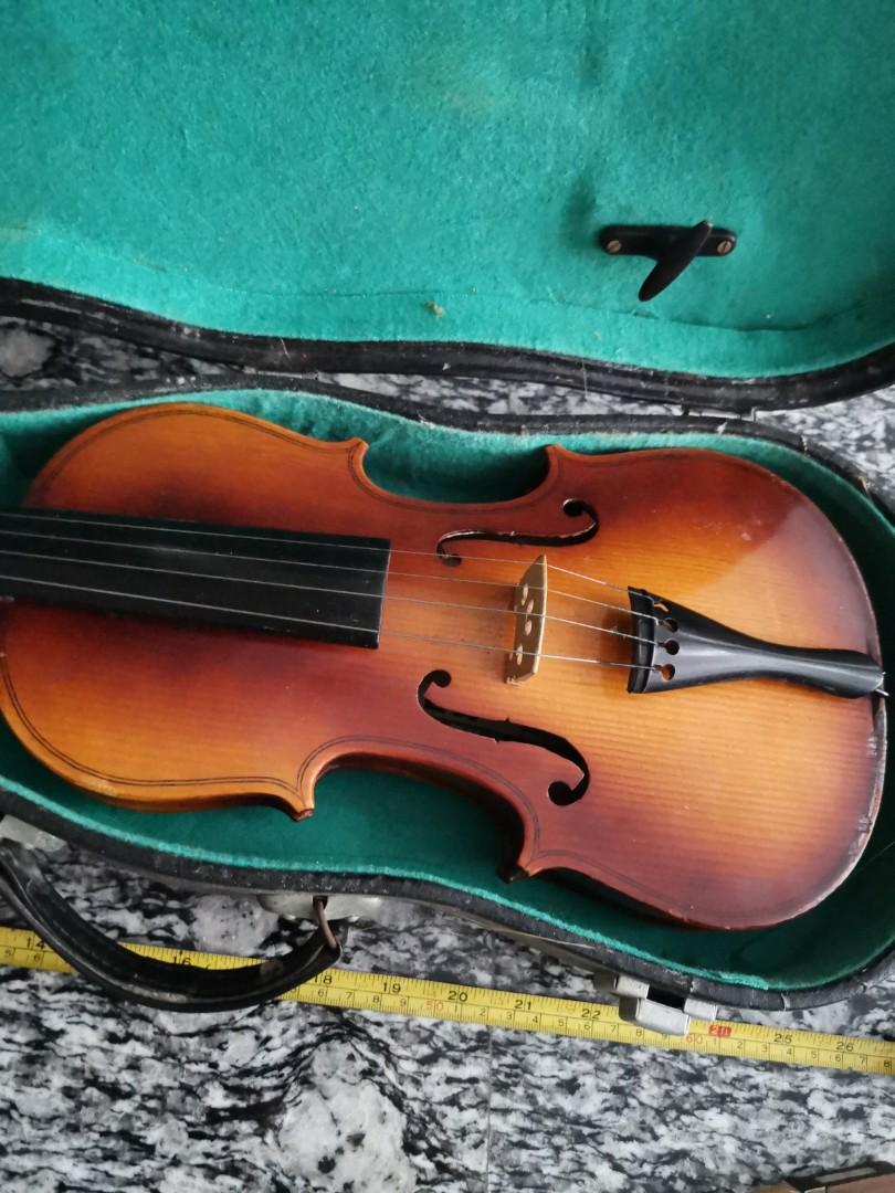 Rare vintage violin set by Lark 1/4, Hobbies & Toys, Music & Media ...