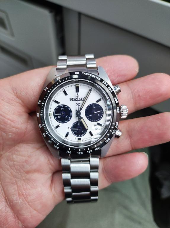 Seiko 精工 SEIKO Prospex Panda Dial Chronograph SBDL085 SSC813 SSC813P1 ...
