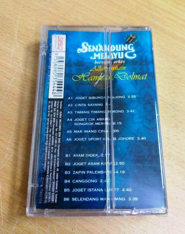 Senandung Melayu Bersama Orkes Hamzah Dolmat Kaset Cassette Dance Music ...
