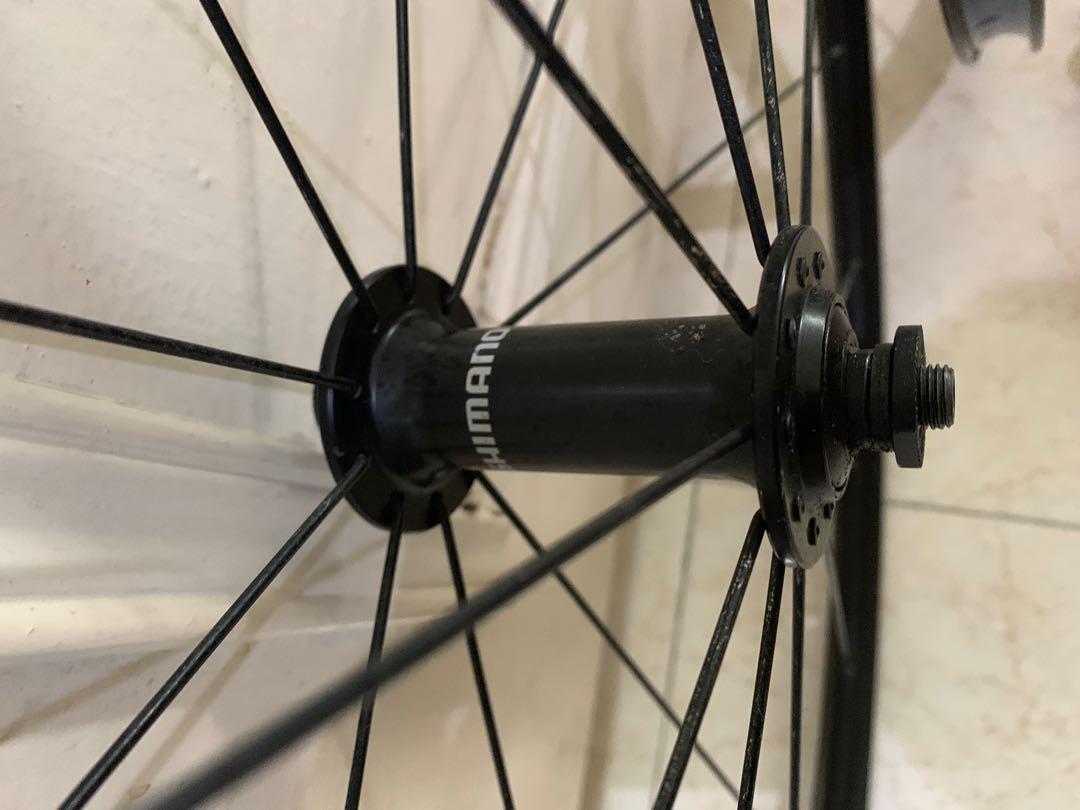 Shimano R5 wheelsets 700C aluminium rim brake, Sports Equipment ...