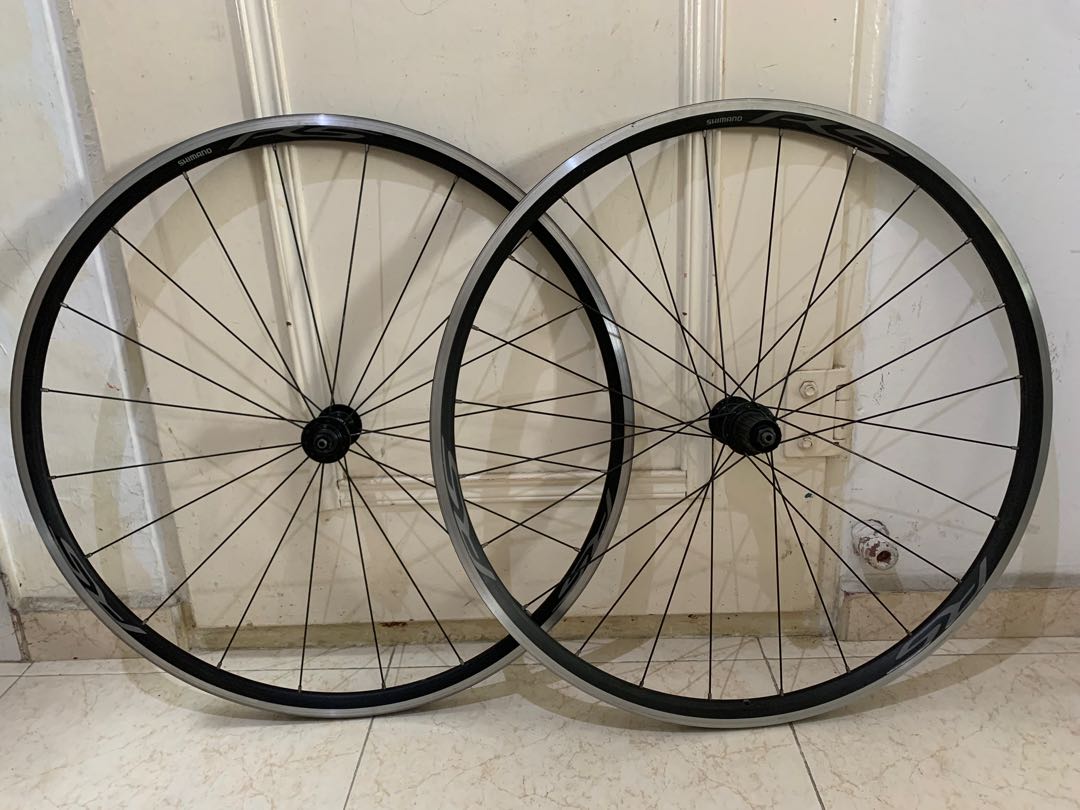 Shimano R5 wheelsets 700C aluminium rim brake, Sports Equipment ...
