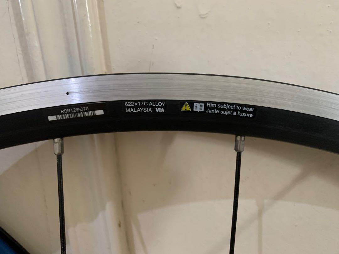 Shimano R5 wheelsets 700C aluminium rim brake, Sports Equipment ...