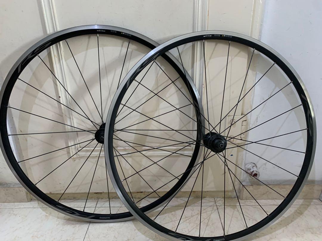 Shimano R5 wheelsets 700C aluminium rim brake, Sports Equipment ...