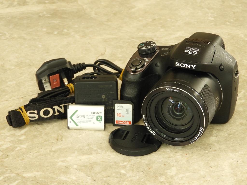 Sony Cyber Shot DSC H400 63X Optical Zoom Bridge SLR Camera ...