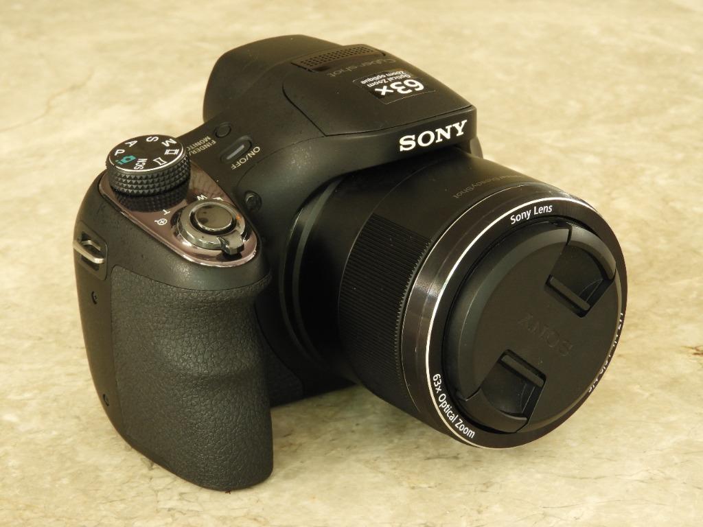 Sony Cyber Shot DSC H400 63X Optical Zoom Bridge SLR Camera ...