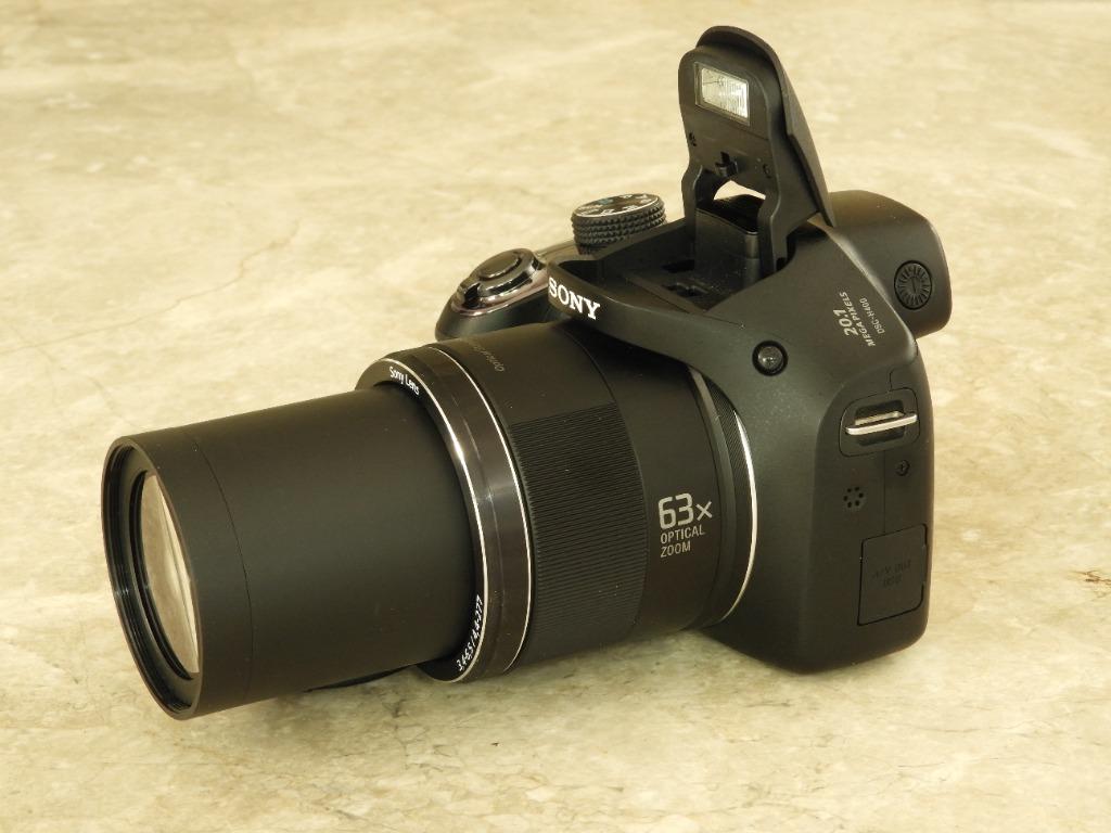 Sony Cyber Shot DSC H400 63X Optical Zoom Bridge SLR Camera ...