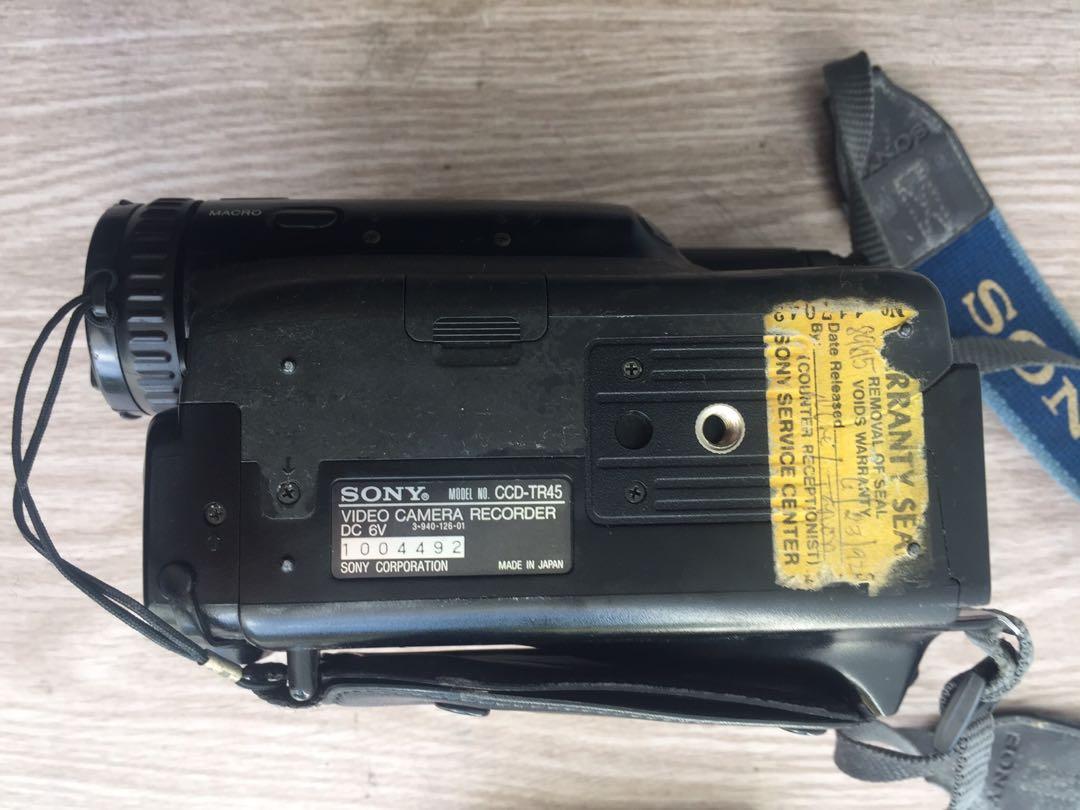 Sony Video 8 Camera, Photography, Video Cameras on Carousell