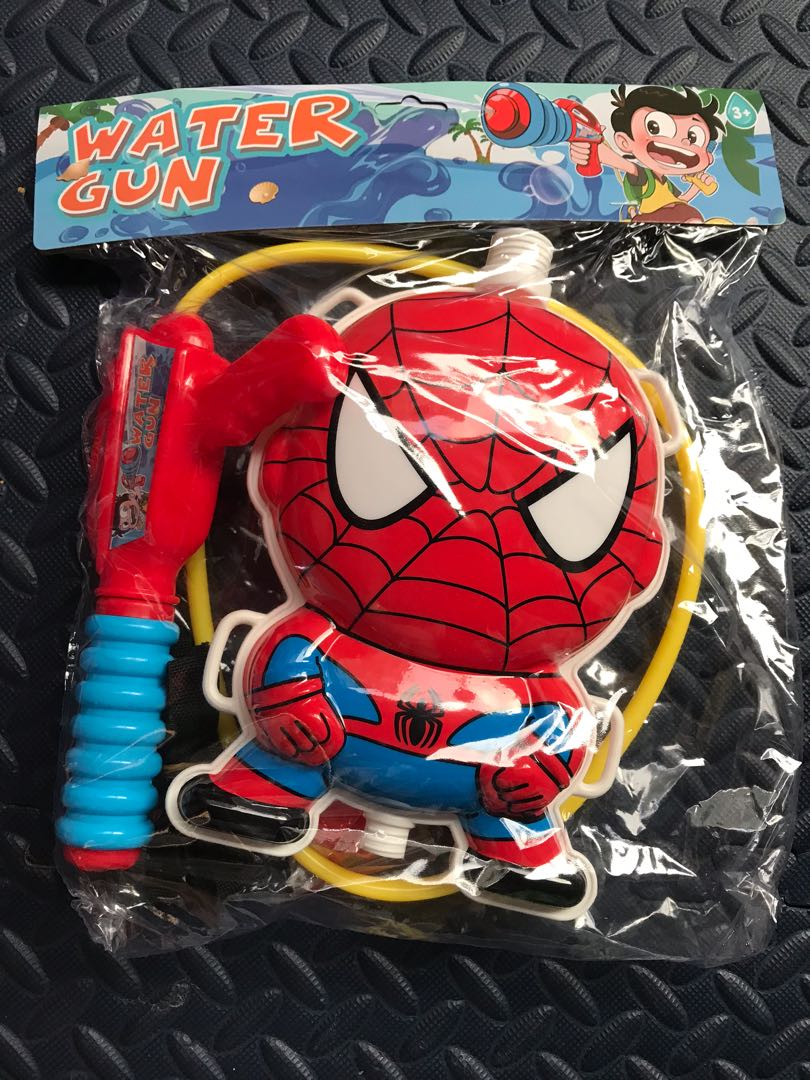 Spiderman Water Gun, Hobbies & Toys, Toys & Games on Carousell