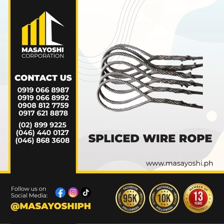 Spliced Wire Rope | Wire Rope | Rigging | Fall Protection | Lifter ...