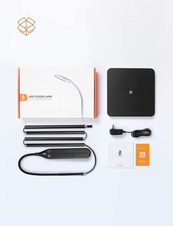 TaoTronics LED Floor Lamp, Modern Standing Light 4 Brightness Levels ...