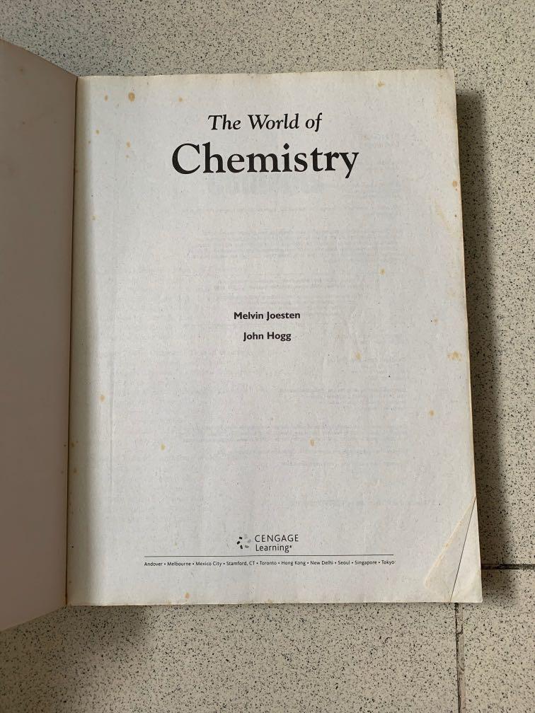 The World of Chemistry Textbook by Joesten and Hogg, Hobbies & Toys ...