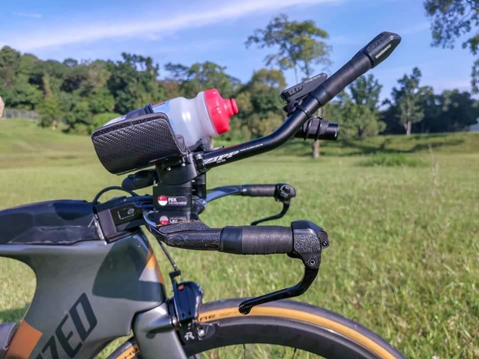 Tririg Alpha X Bars with Drag2Zero elbow cups & Zipp Vuka Alumina 70mm ...