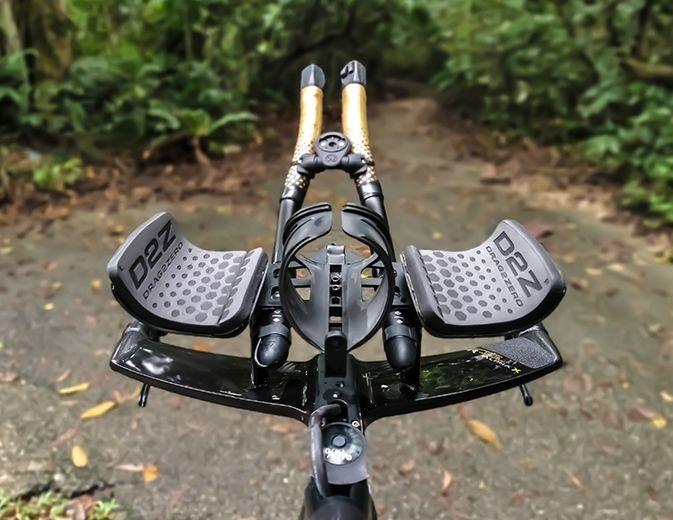 Tririg Alpha X Bars with Drag2Zero elbow cups & Zipp Vuka Alumina 70mm ...