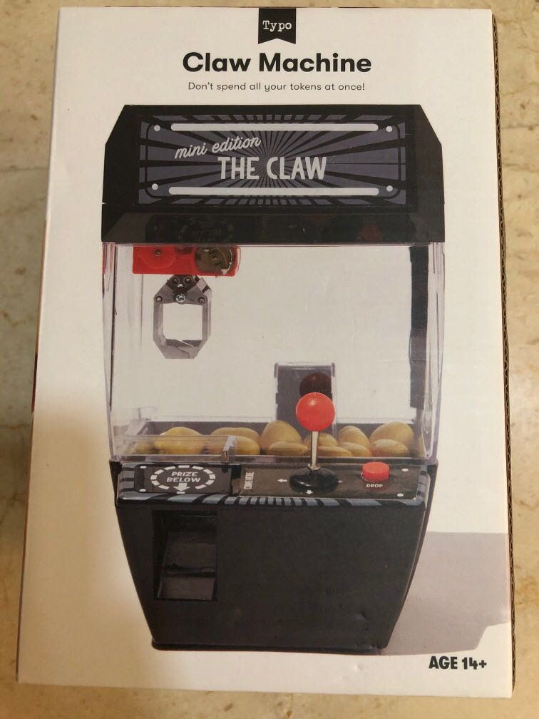 Typo Claw Machine, Hobbies & Toys, Toys & Games on Carousell