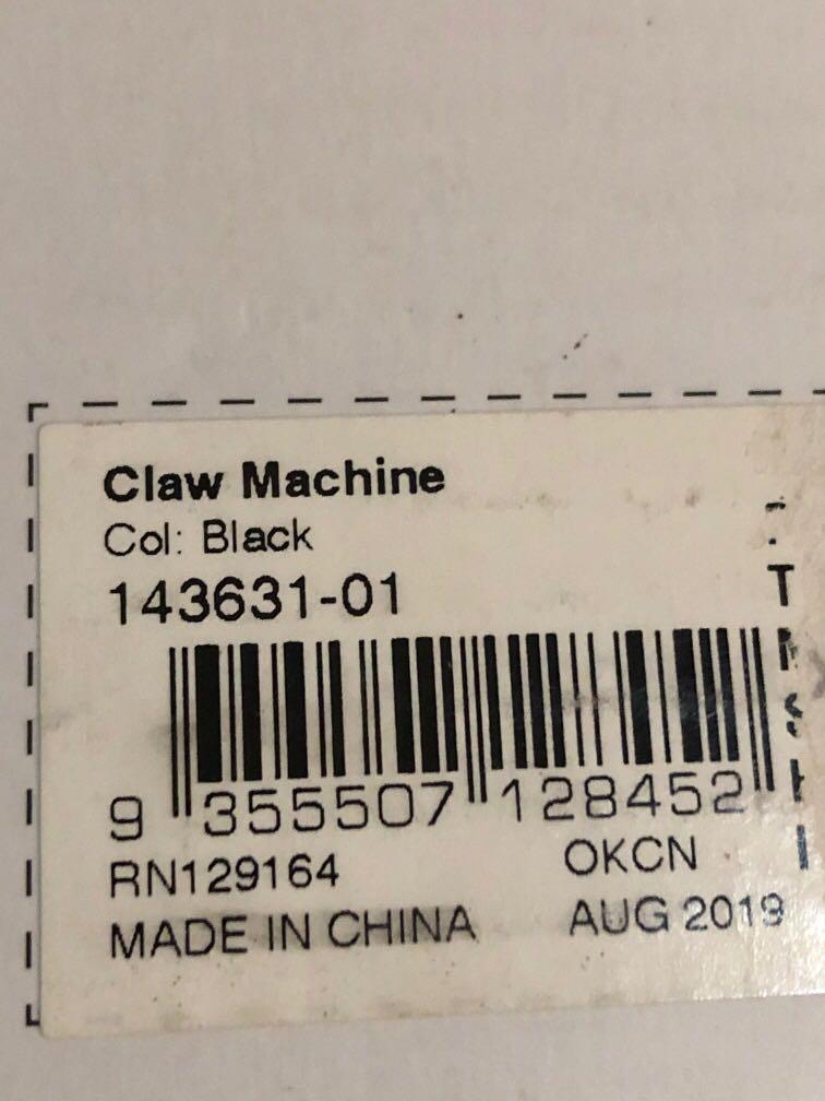 Typo Claw Machine, Hobbies & Toys, Toys & Games on Carousell