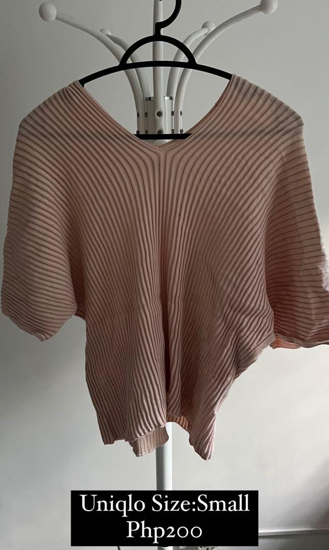 Uniqlo Pink Top, Women's Fashion, Tops, Blouses on Carousell