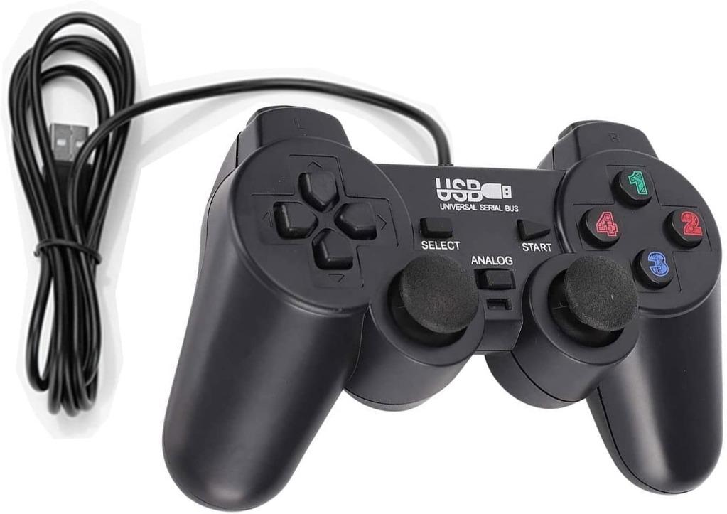 USB Wired Game Controller for Windows PC/Raspberry Pi Remote Gamepad Plug and Play Joypad Dual ...