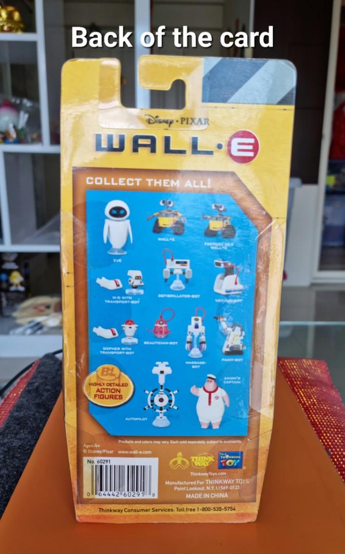 Wall E Figurines: Captain, Auto Pilot and other robots. Still sealed on ...